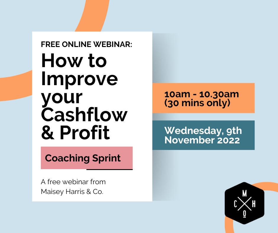 How to Improve your Cashflow and Profit - Registration Page
